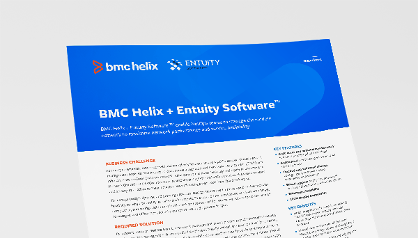 BMC Helix + Entuity Software